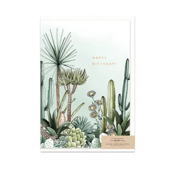 Desert Birthday Greeting Card – Martha's Food and Home