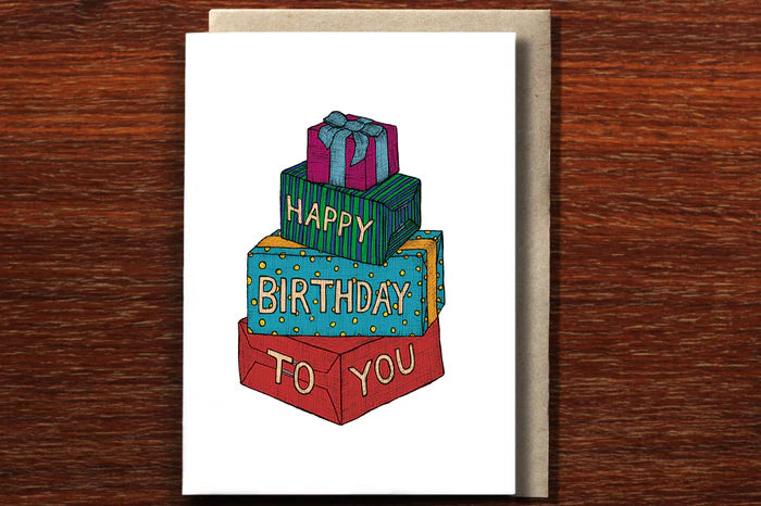 Stack of Gifts Greeting Card – Martha's Food and Home